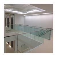 China U base glass installation glass balustrades domestic patio banister rails for sale