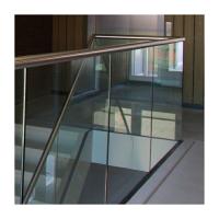 China U base glass installation glass balustrades domestic patio banister rails for sale