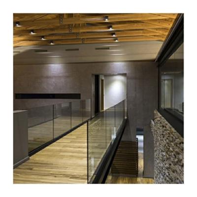 China Anodized aluminum shoe base stained glass stamped concrete patio with railing for sale
