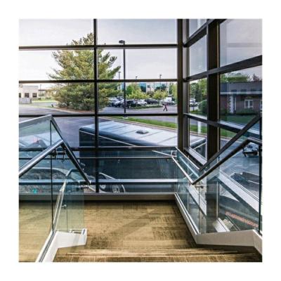 China Shoe base glass railing glass railing cost per foot privacy mesh for patio for sale