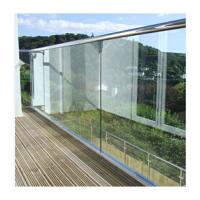 China U base glass fencing glass balcony railing systems balcony glass clamps for sale