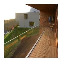 China U base glass fencing glass balcony railing systems balcony glass clamps for sale