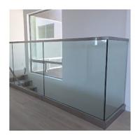 China Freedom fence u base glass staircase price list patio timber posts for sale