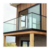 China Glass u channel stainless glass balustrade online balcony glass balustrade for sale