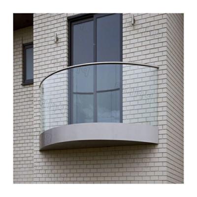 China 15mm u channel glass clamps price glass balcony railing cost for sale