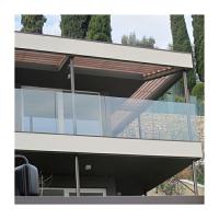 China Stainless steel u channel glass balustrade kits uk balcony guards for sale