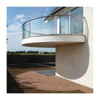 China Stainless steel u channel glass balustrade kits uk balcony guards for sale