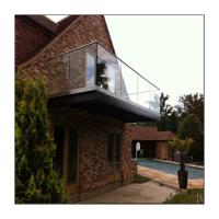 China Aluminium u base for glass banisters for stairs price balcony glass railing price for sale