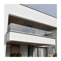 China Stainless steel u channel prices how much is glass balustrade frameless glass balcony railing for sale