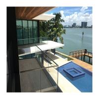 China Stainless steel u channel prices how much is glass balustrade frameless glass balcony railing for sale