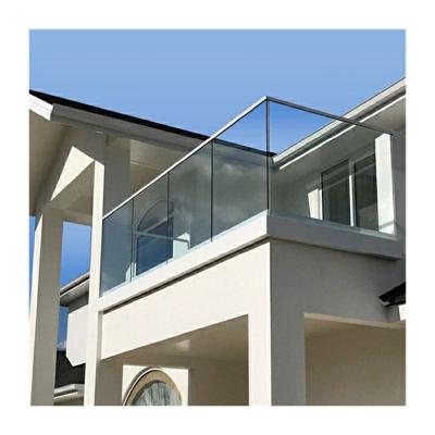 China U channel glass railing glass balustrade railing balcony handrail for sale