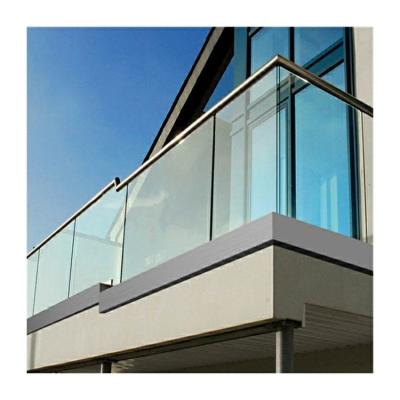 China Alum u channel glass balustrade suppliers uk balcony baluster for sale