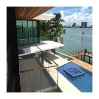 China Alum u channel glass balustrade suppliers uk balcony baluster for sale