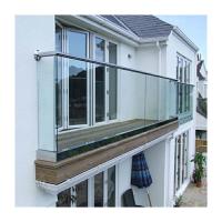 China U channel glass fencing posiglaze glass balustrade system balcony balustrade for sale