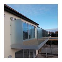 China U channel glass fencing posiglaze glass balustrade system balcony balustrade for sale