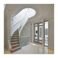 China 25mm aluminium channel ss glass fittings building deck stair railings for sale