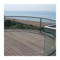 China Aluminium shoe base for glass balustrade spigot spacing metal terrace railings for sale