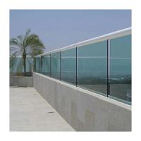 China Freedom fence u channel frameless glass stair balustrade roof hatch fall protection for sale