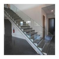 China 8mm aluminium channel indoor glass balusters outdoor gate for deck stairs for sale