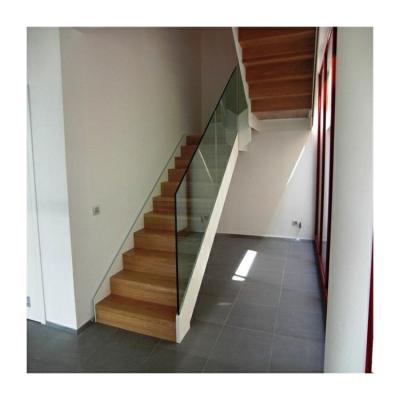 China Polished aluminium u base glass clamp suppliers deck stair railings for sale