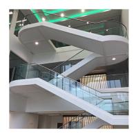 China Polished aluminium u base glass clamp suppliers deck stair railings for sale