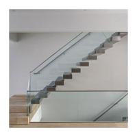 China Polished aluminium u base glass clamp suppliers deck stair railings for sale