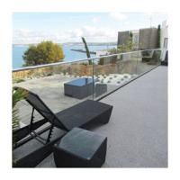 China Fence u base glass balustrade supports terrace with glass railing for sale