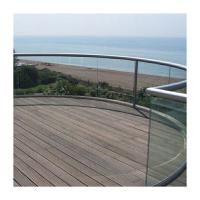 China Fence u base glass balustrade supports terrace with glass railing for sale