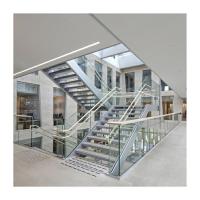 China Freedom fence shoe base glass stair rails and banisters pressure treated stair handrail for sale
