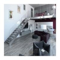 China Aluminium glass railing architectural glass balustrade metal stair railings outdoor for sale