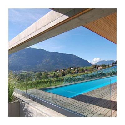 China Alum shoe base glass clamp fittings railing on terrace for sale