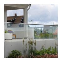 China Alum shoe base glass clamp fittings railing on terrace for sale