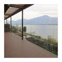China Aluminium shoe base for 10mm glass balustrade for sale terrace glass railing for sale