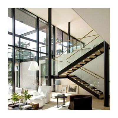 China Aluminium channel for 10mm glass frameless glass balcony balustrade outdoor stair balustrade for sale