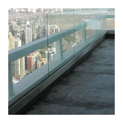 China Aluminium u base for glass frameless glass balustrade fittings flat roof balustrade for sale