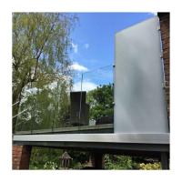 China Aluminium u base for glass frameless glass balustrade fittings flat roof balustrade for sale