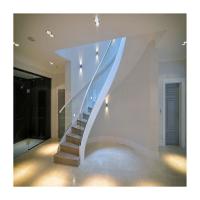 China 6mm aluminium channel frameless glass stair railing deck and stair railings for sale