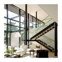China Ss shoe base glass banisters uk railings for stairs outside for sale