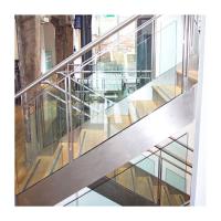China Aluminium channel glass balustrade regulations outdoor stair spindles for sale