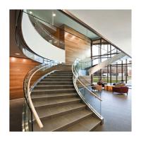 China Aluminium channel glass balustrade regulations outdoor stair spindles for sale