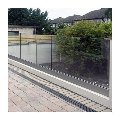 China U base support patch fittings for glass balustrades steel terrace railings for sale