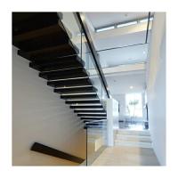 China Fencing shoe base glass clamp balustrade pressure treated stair railing for sale