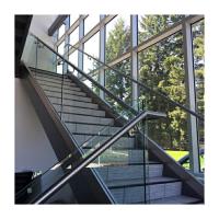China Aluminium channel uk frameless glass systems frameless glass balustrade stairs for sale