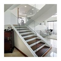 China Aluminum shoe base glass railing glass balcony handrail wire stair balustrade for sale