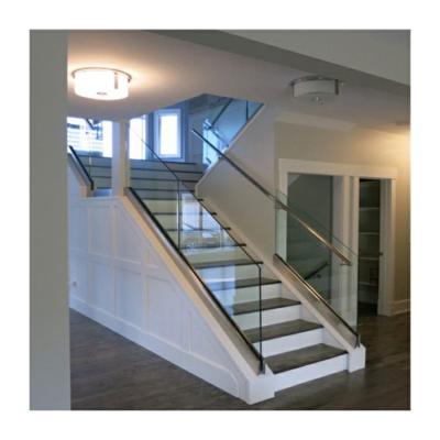 China Aluminium glazing channel sizes cost of frameless glass balustrade powder coated stair railings for sale