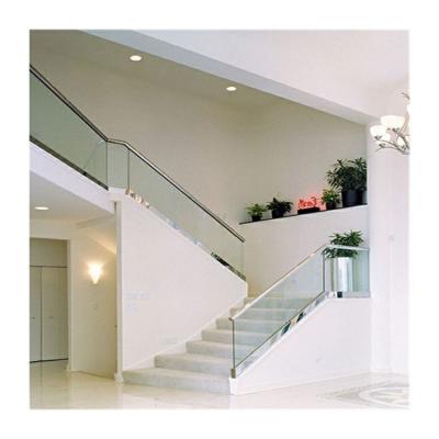China Aluminium balustrade systems glass to glass brackets fortress stair railing for sale