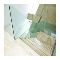 China Aluminium balustrade systems glass to glass brackets fortress stair railing for sale