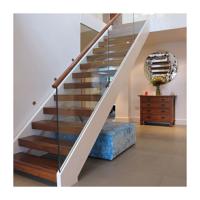 China Aluminium balustrade systems glass to glass brackets fortress stair railing for sale