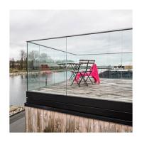 China Alum u base glass handrail fittings glass terrace railing for sale