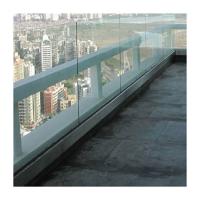 China U channel for fence indoor glass balustrade roof terrace balustrade for sale